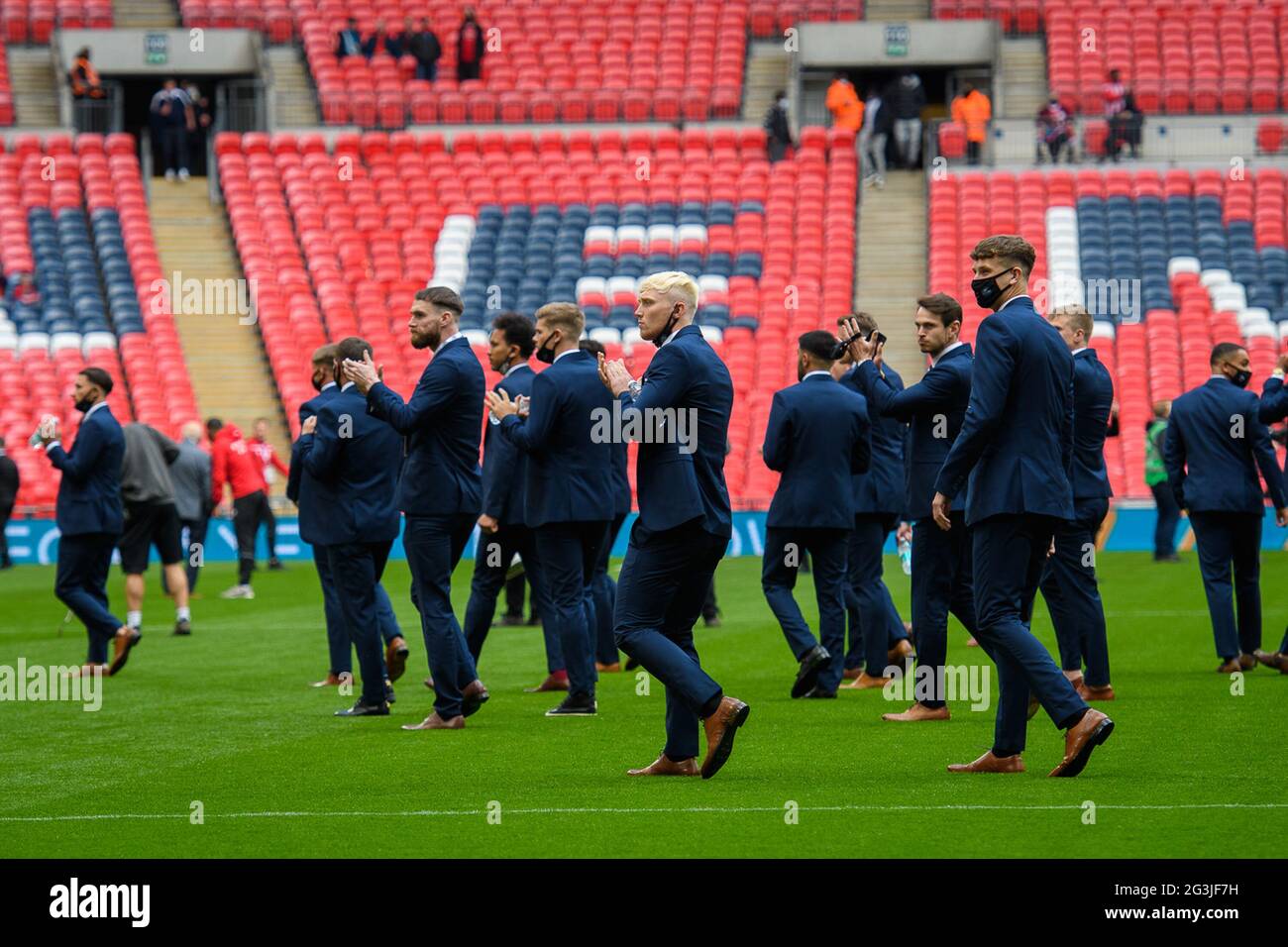 London, England 22 May 2021. The Buildbase FA Trophy Final between ...