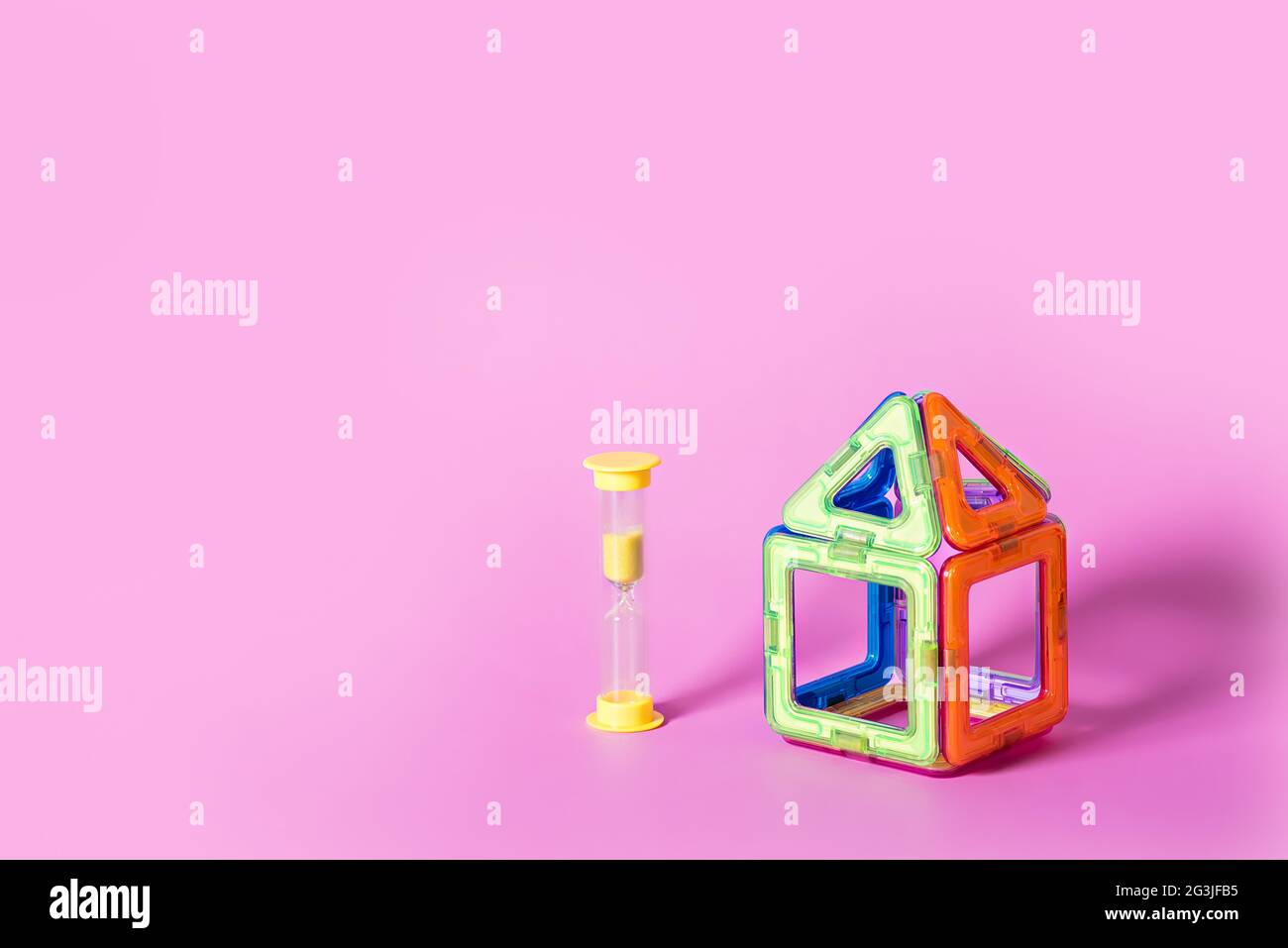 children's magnetic designer for development of motor skills, thinking ...