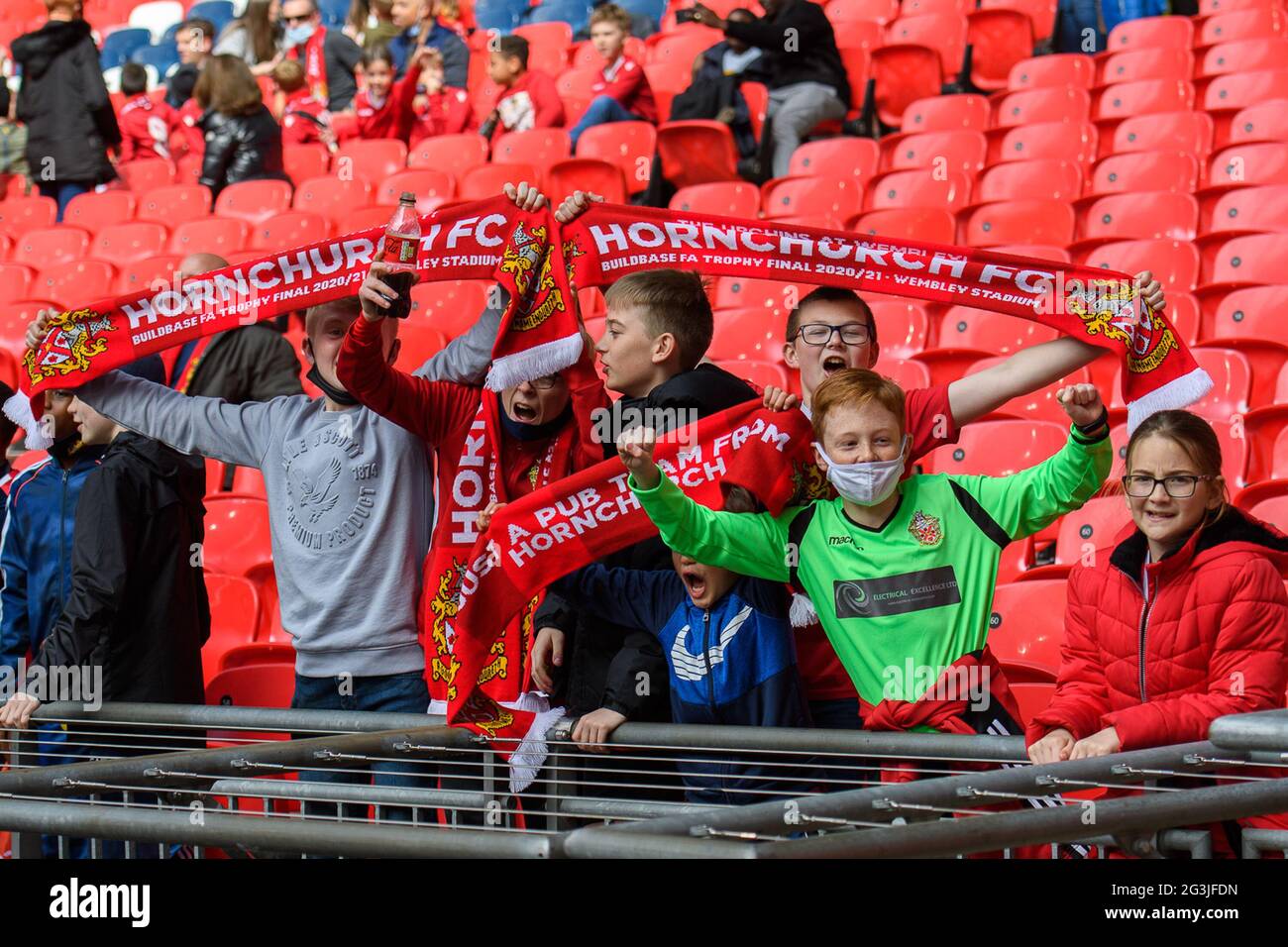 London, England 22 May 2021. The Buildbase FA Trophy Final between ...