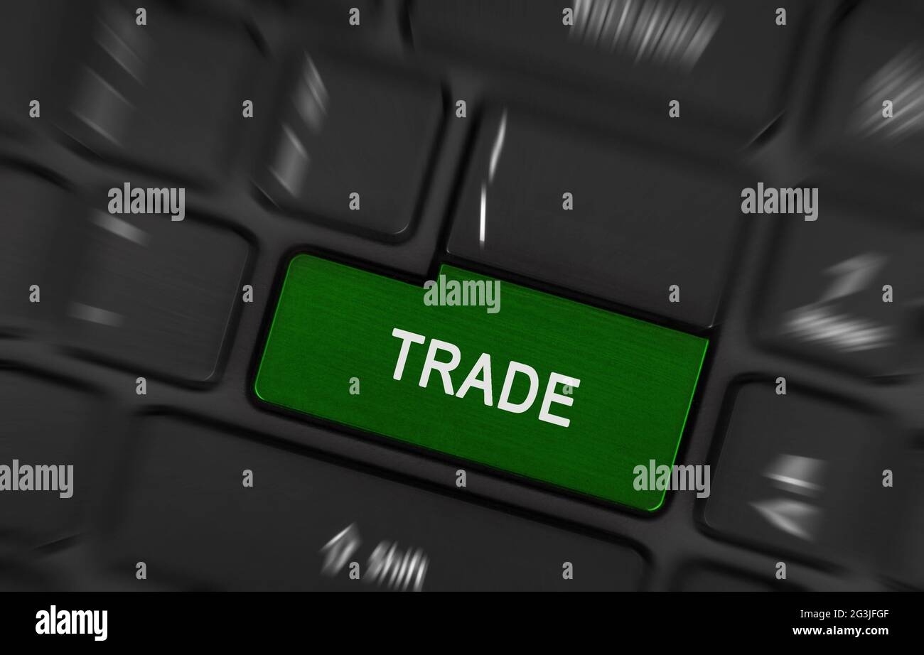 Trade concept key Stock Photo - Alamy