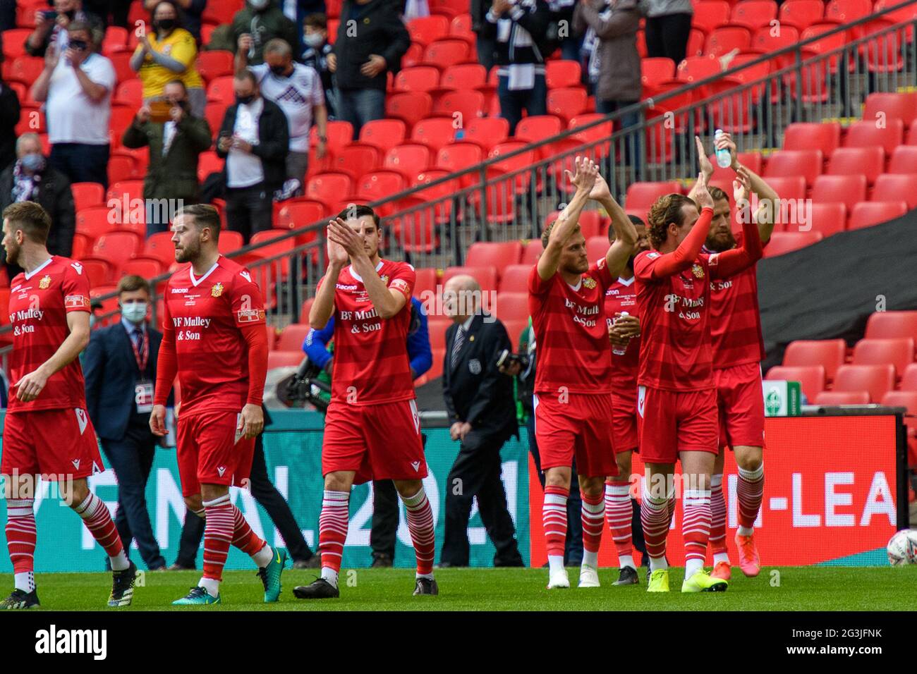 London, England 22 May 2021. The Buildbase FA Trophy Final between ...