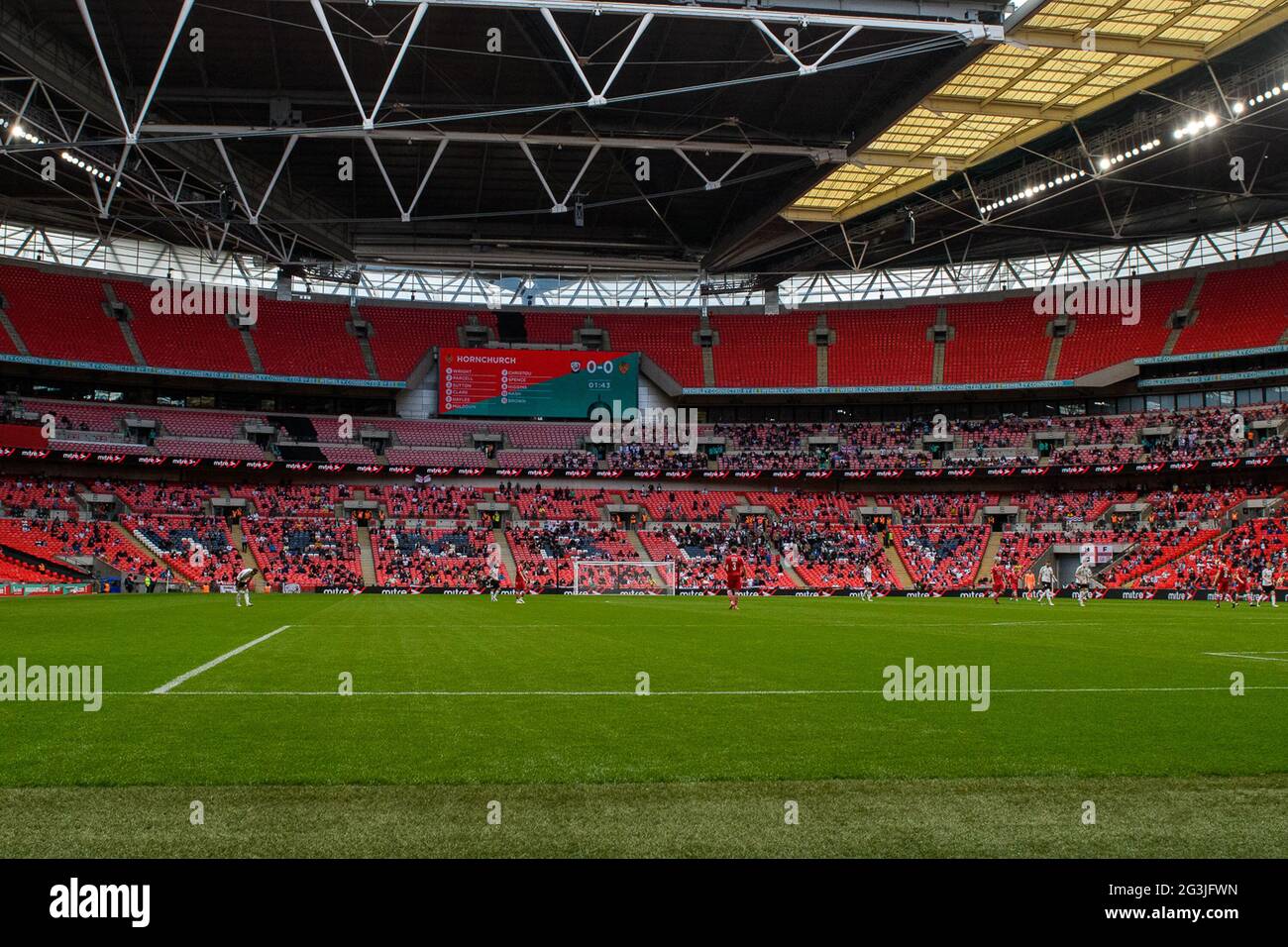 London, England 22 May 2021. The Buildbase FA Trophy Final between ...