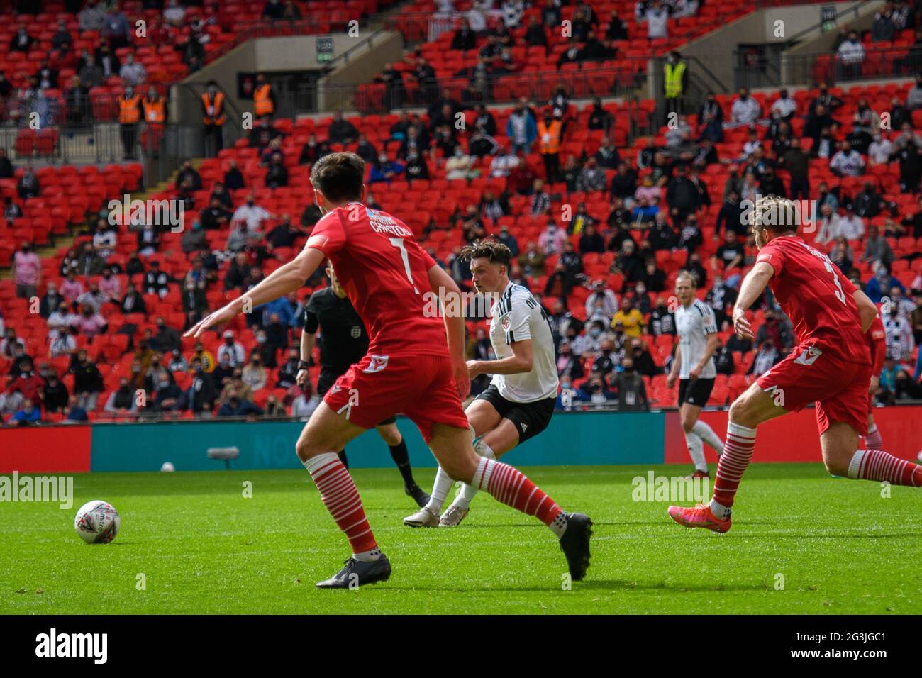London, England 22 May 2021. The Buildbase FA Trophy Final between ...