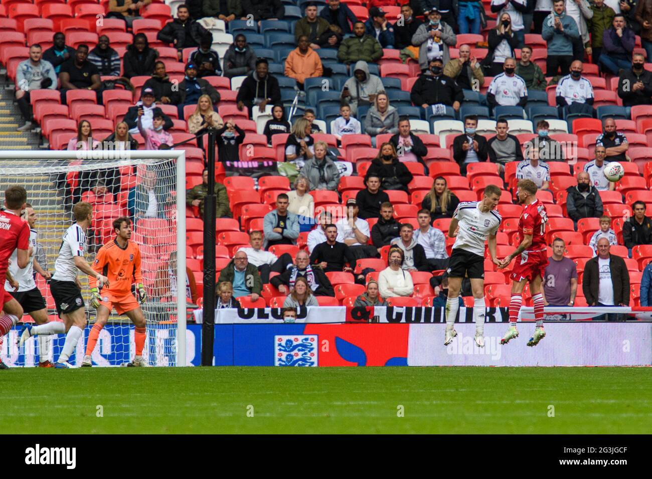 London, England 22 May 2021. The Buildbase FA Trophy Final between ...