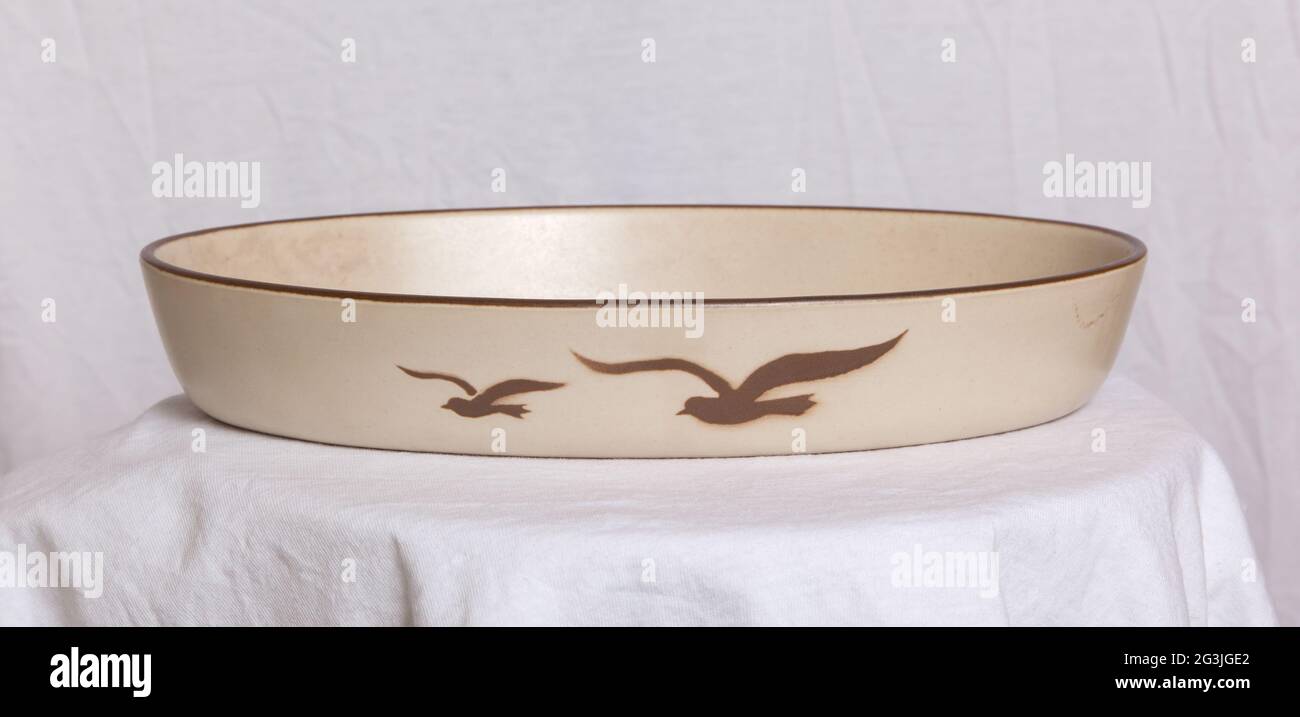 Vintage empty bowl Stock Photo - Alamy
