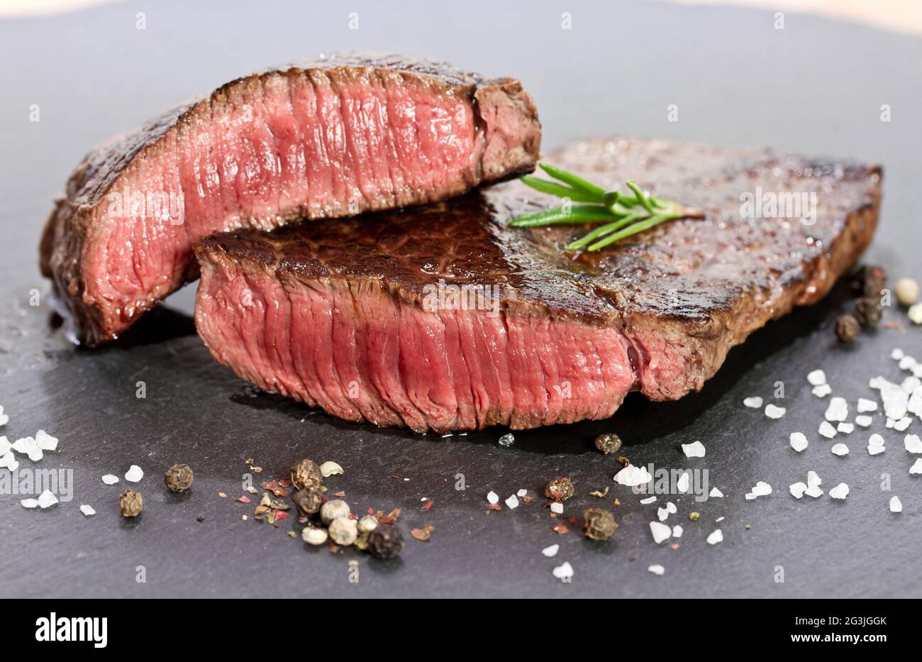 medium grilled steak Stock Photo - Alamy