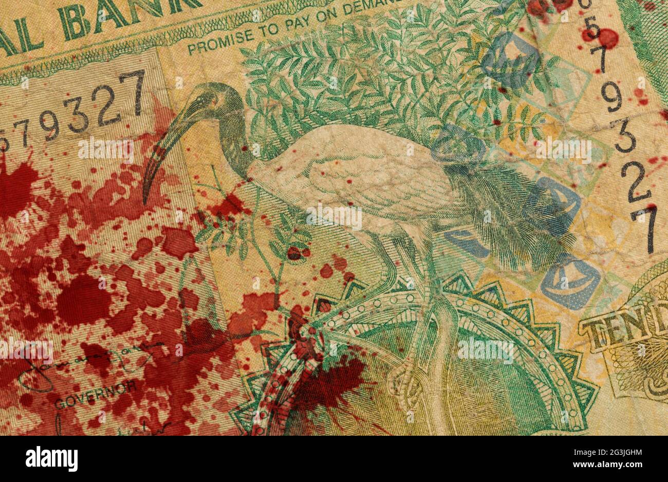 10 gambian dalasi bank note hi-res stock photography and images - Alamy
