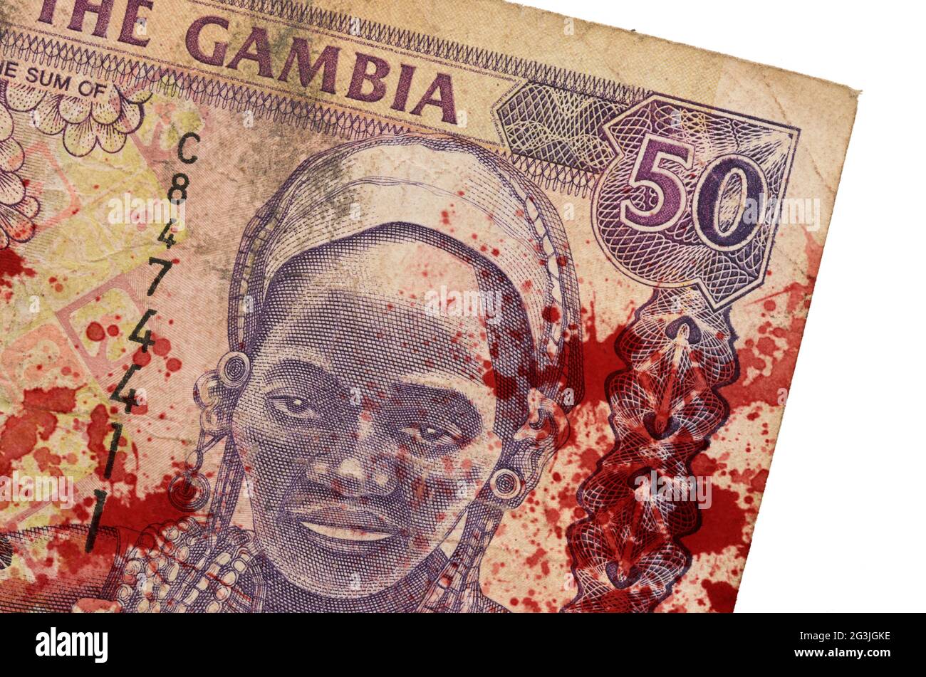 50 gambian dalasi bank note hi-res stock photography and images - Alamy