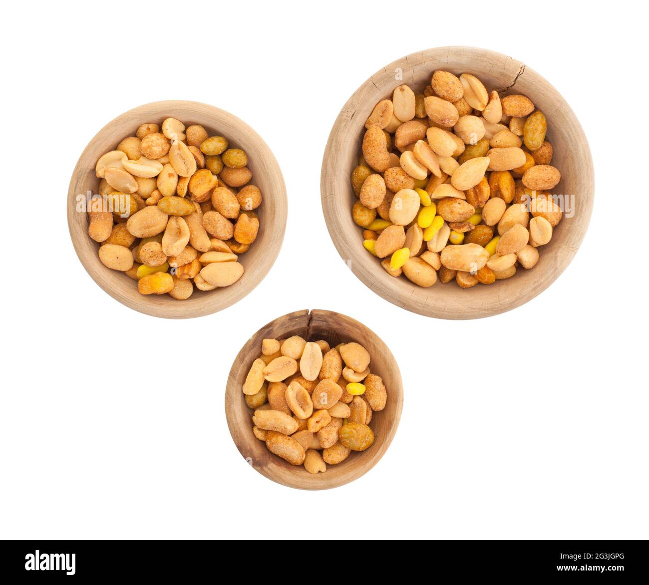 Fresh mixed salted nuts in a bowl, peanut mix Stock Photo - Alamy
