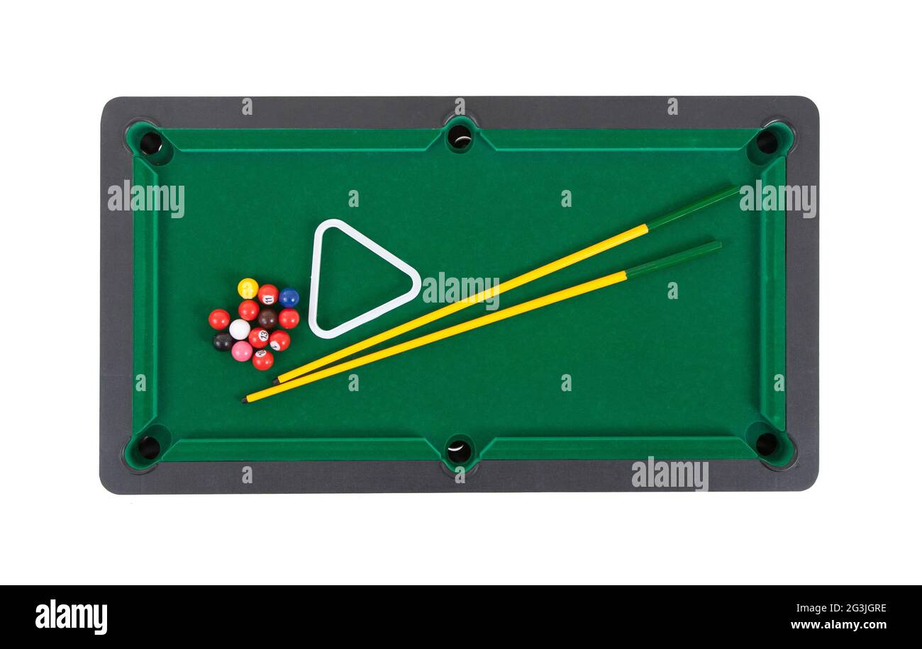 Miniature billiard table Stock Photo - Alamy