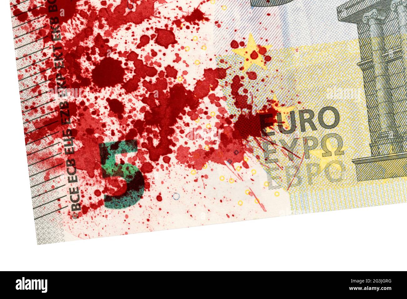 Money stained with blood hi-res stock photography and images - Alamy