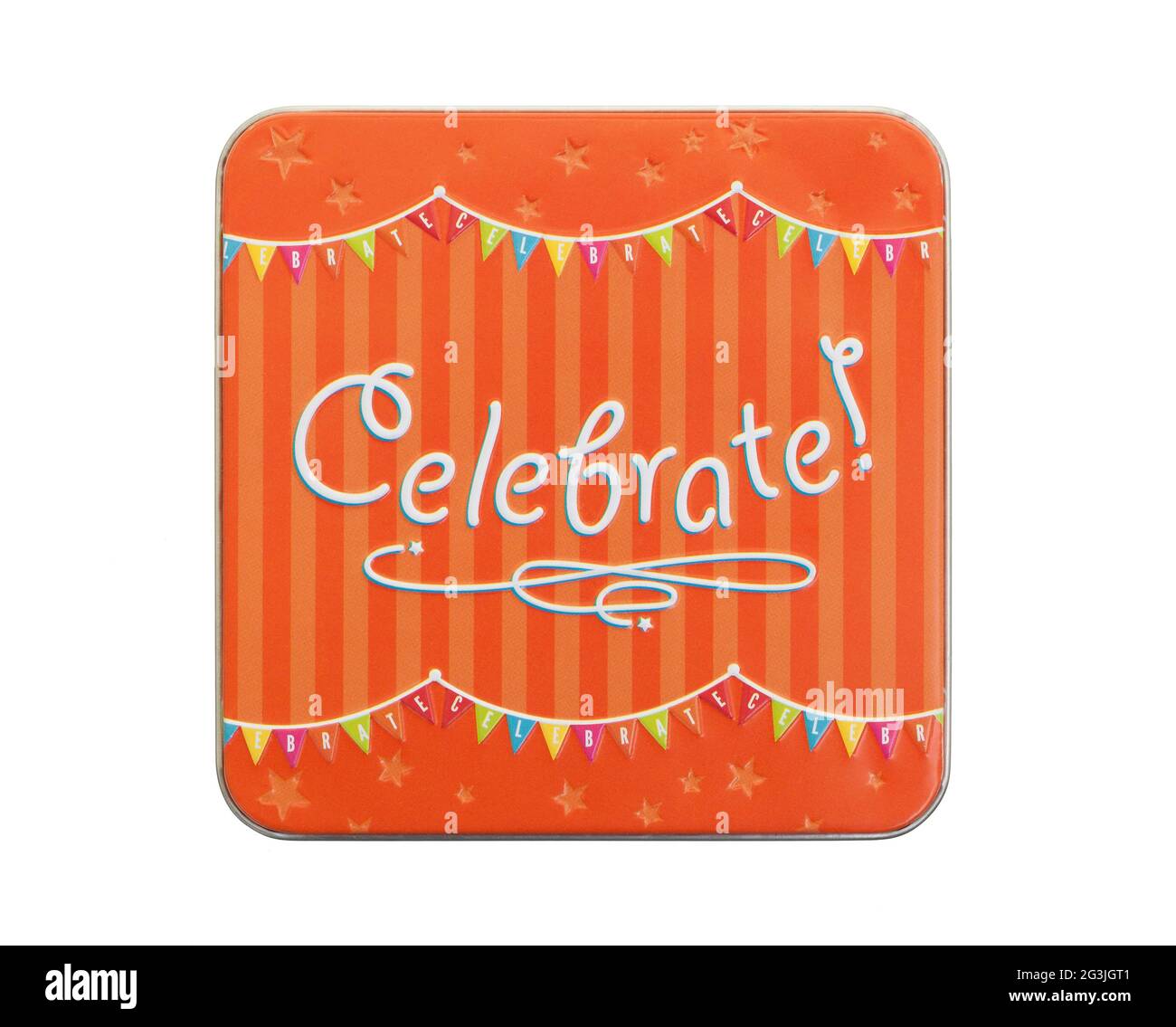 Small gift: Celebration box isolated Stock Photo - Alamy