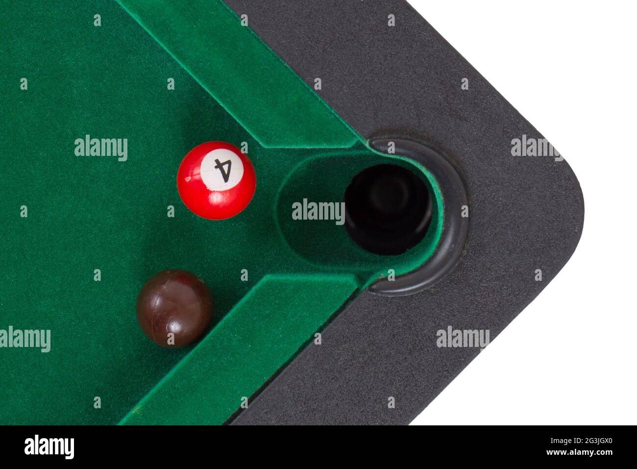 Miniature billiard table Stock Photo - Alamy