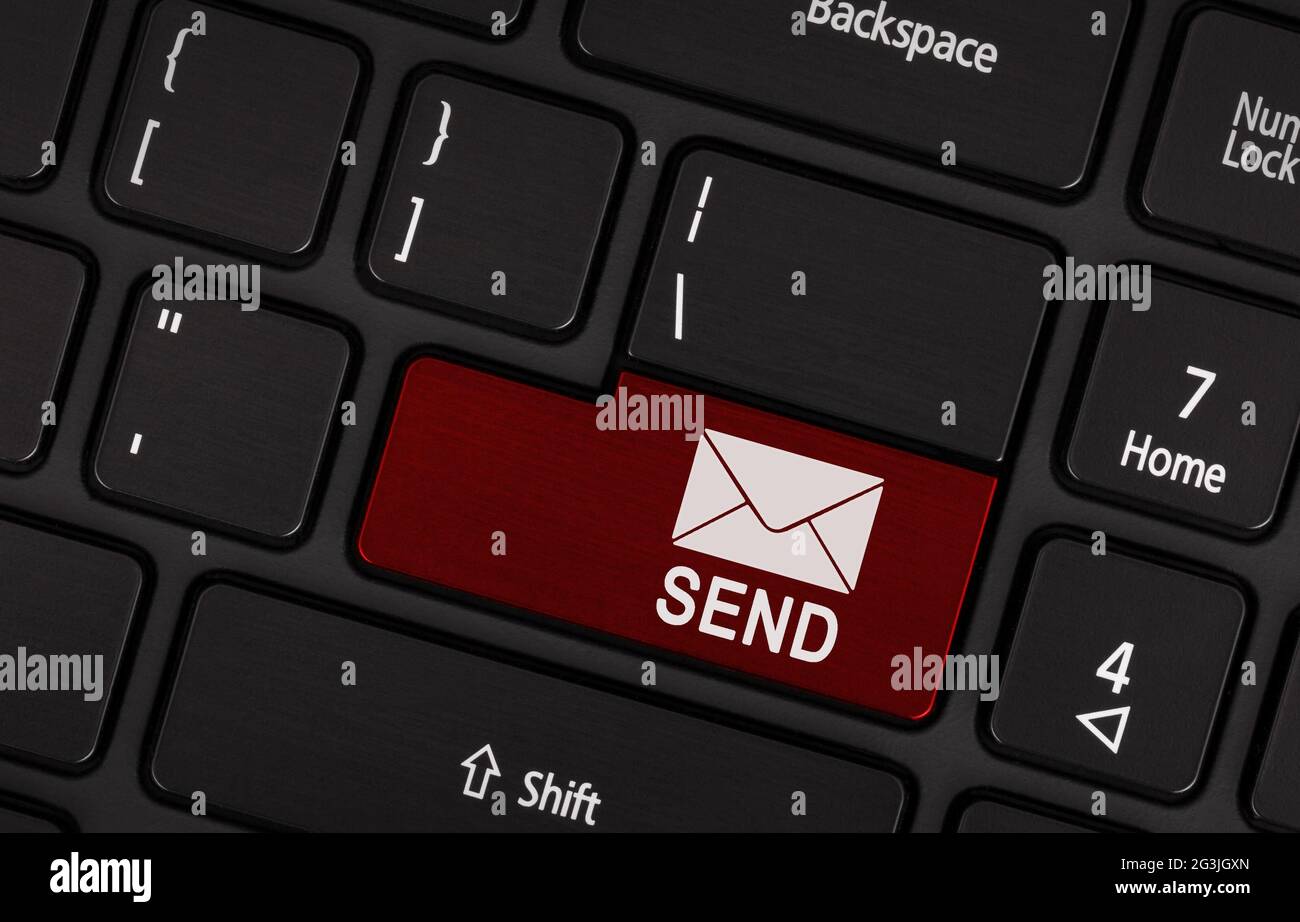 Button keyboard us contacting hi-res stock photography and images - Alamy