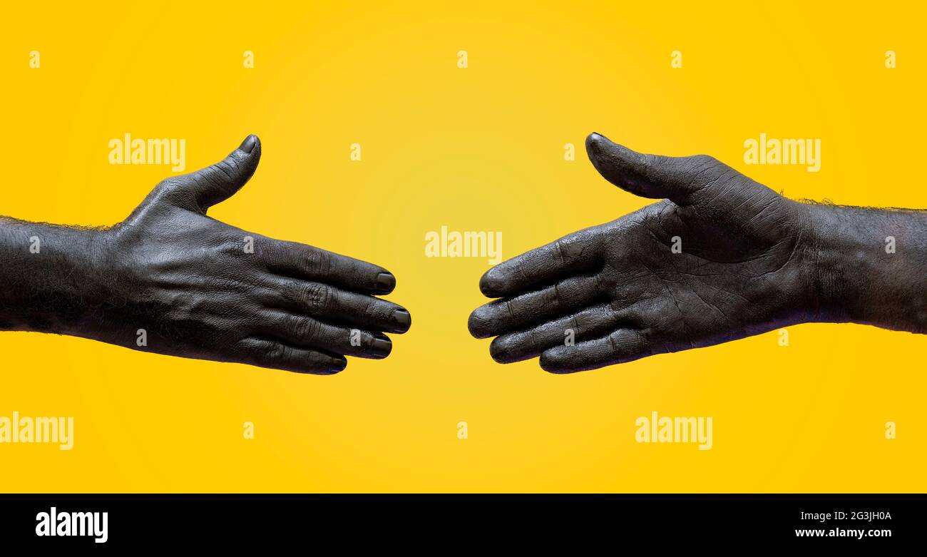 Contact us concept hands hi-res stock photography and images - Alamy