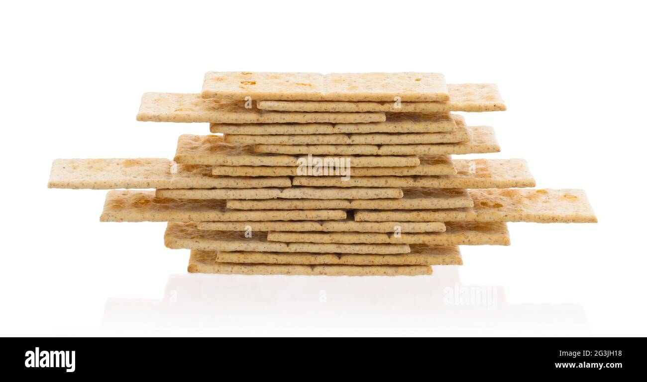 Stack of crackers Stock Photo - Alamy