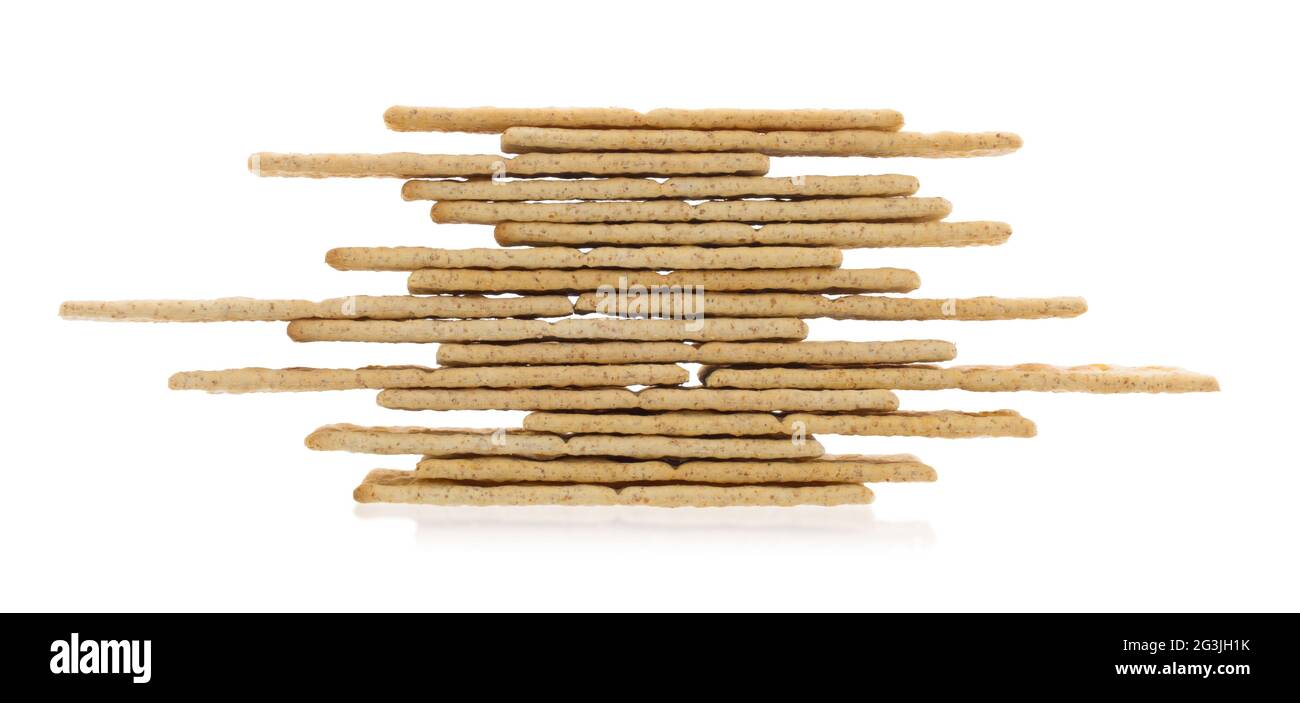 Stack of crackers Stock Photo - Alamy