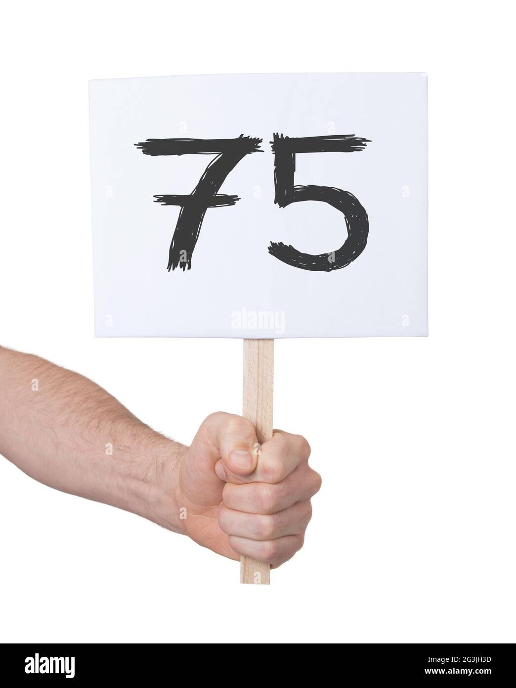 Number 75 High Resolution Stock Photography and Images - Alamy