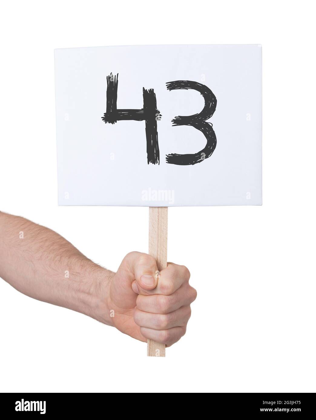Number 43 Cut Out Stock Images & Pictures - Alamy