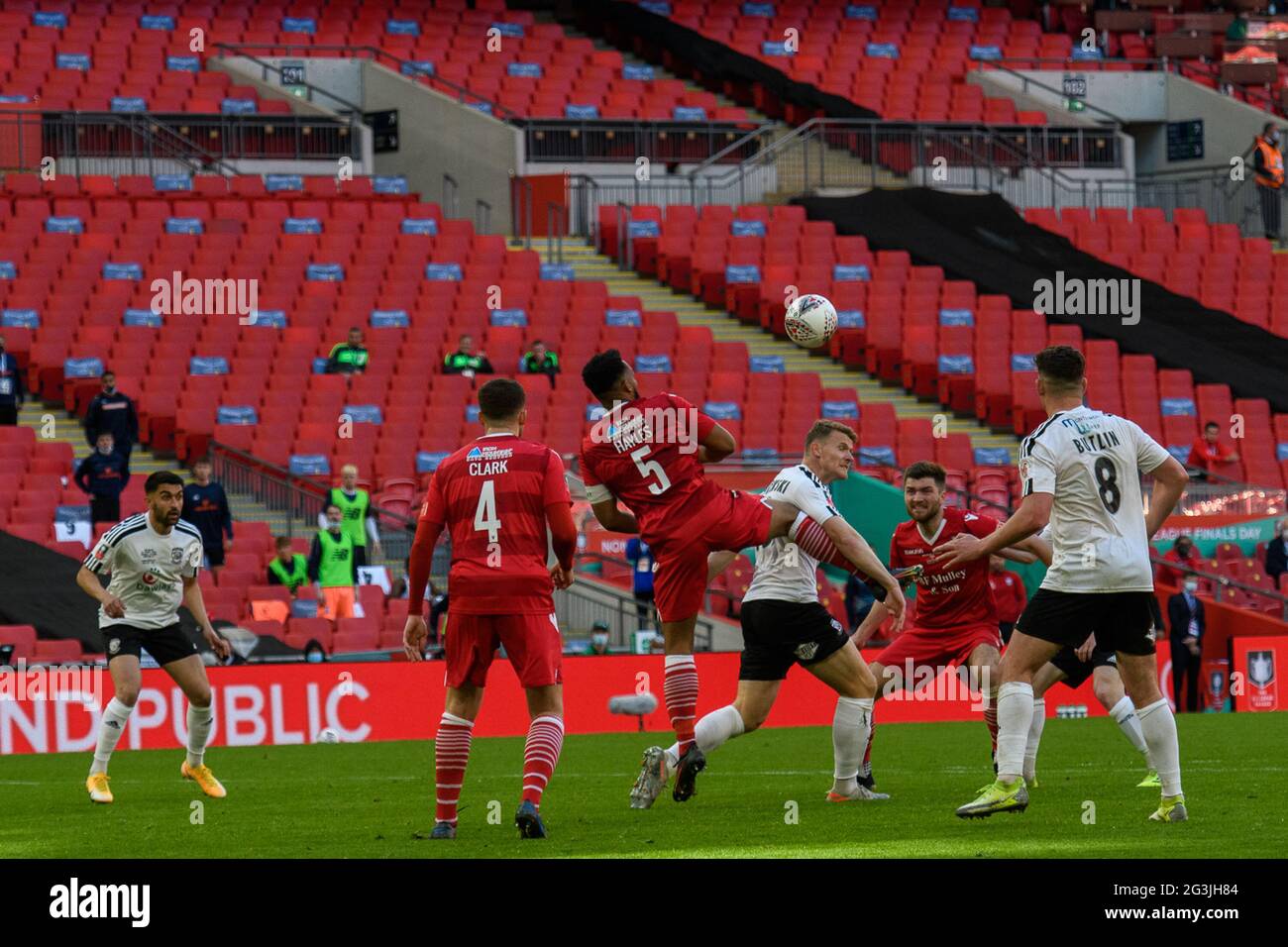 London, England 22 May 2021. The Buildbase FA Trophy Final between ...