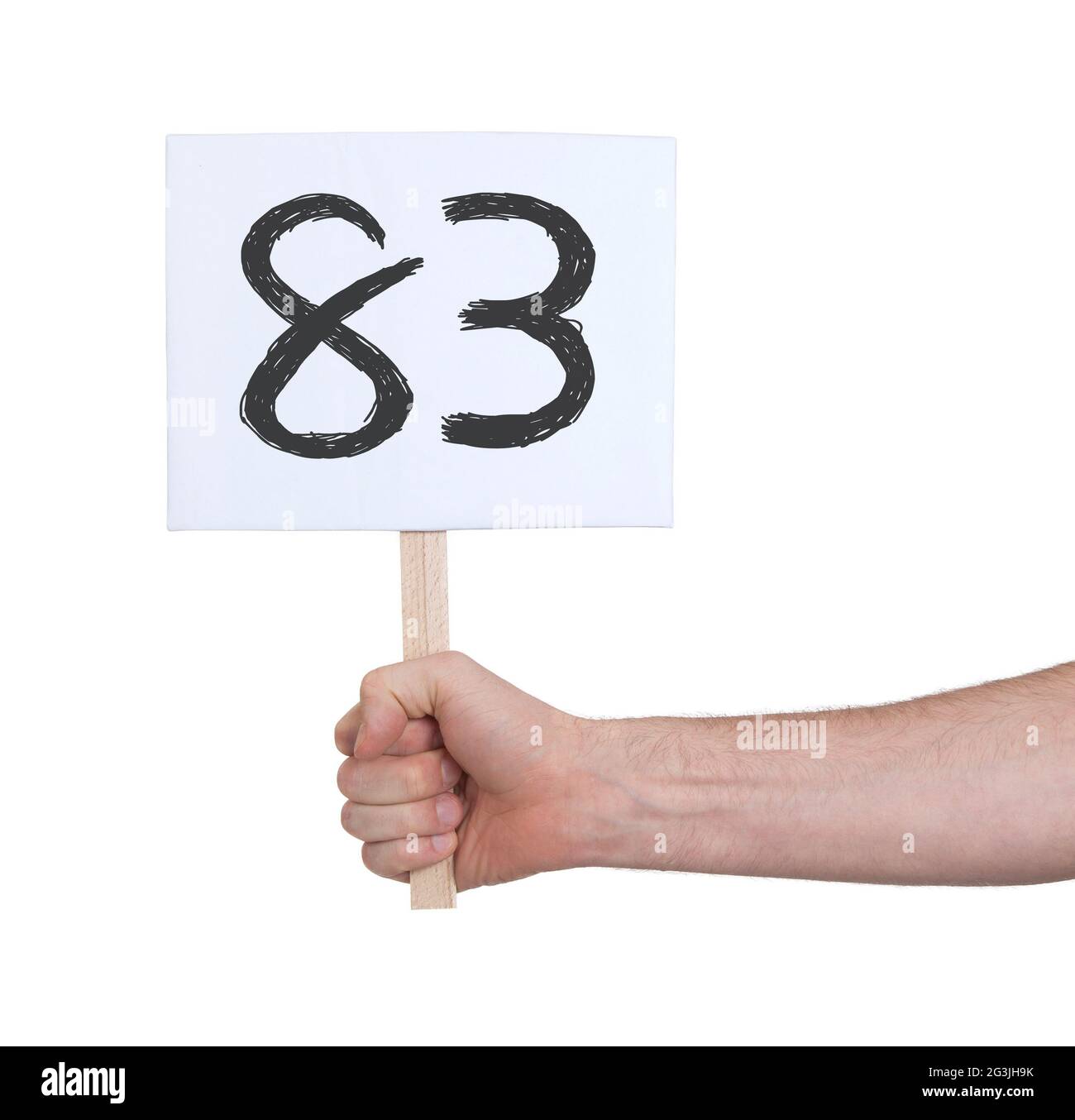 Number 83 Cut Out Stock Images & Pictures - Alamy