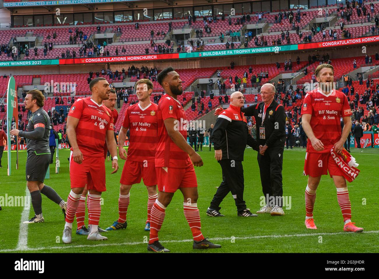 London, England 22 May 2021. The Buildbase FA Trophy Final between ...