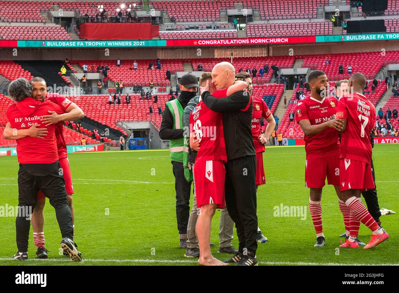 London, England 22 May 2021. The Buildbase FA Trophy Final between ...