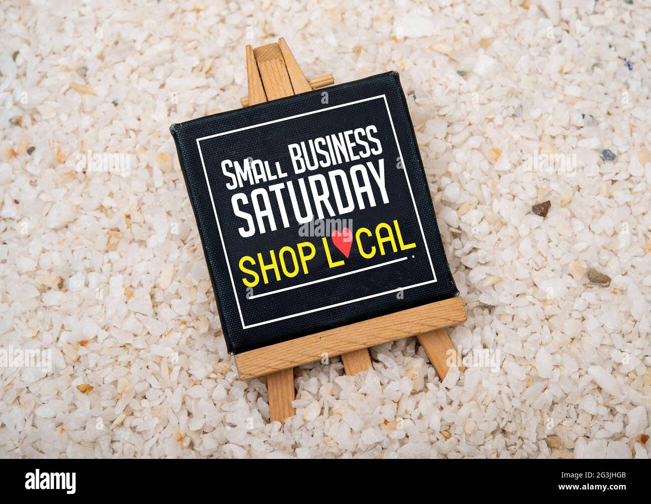 Small Business Saturday and shop local sign for businesses Stock Photo ...
