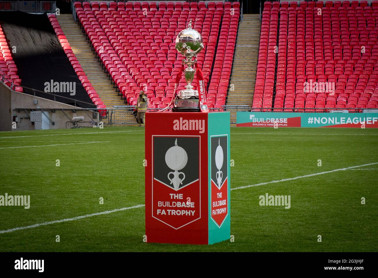 London, England 22 May 2021. The Buildbase FA Trophy Final between ...