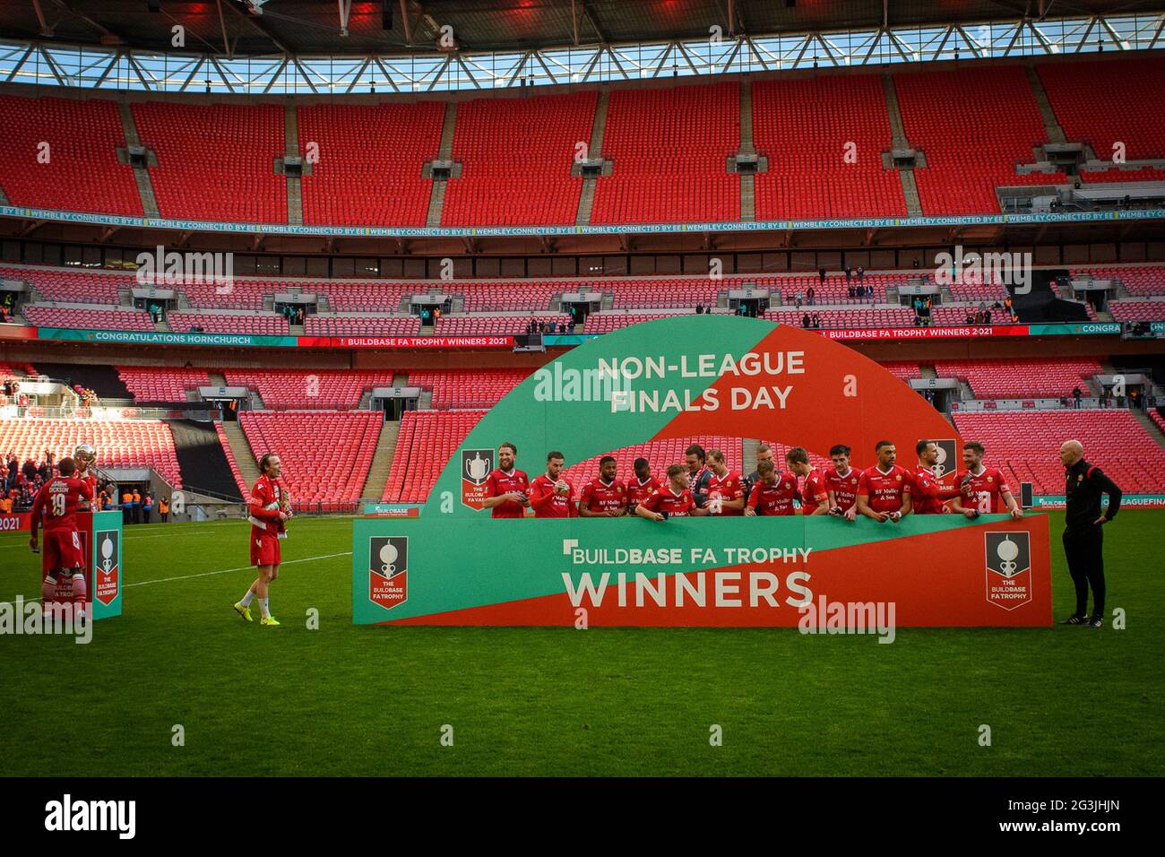 London, England 22 May 2021. The Buildbase FA Trophy Final between ...
