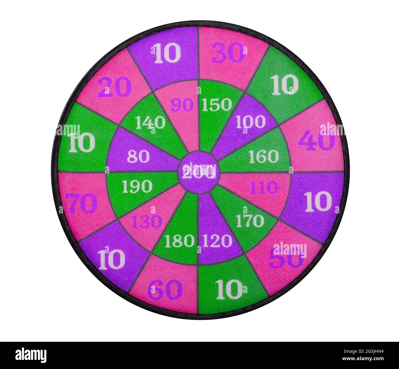 Dart target on blue Cut Out Stock Images & Pictures - Alamy