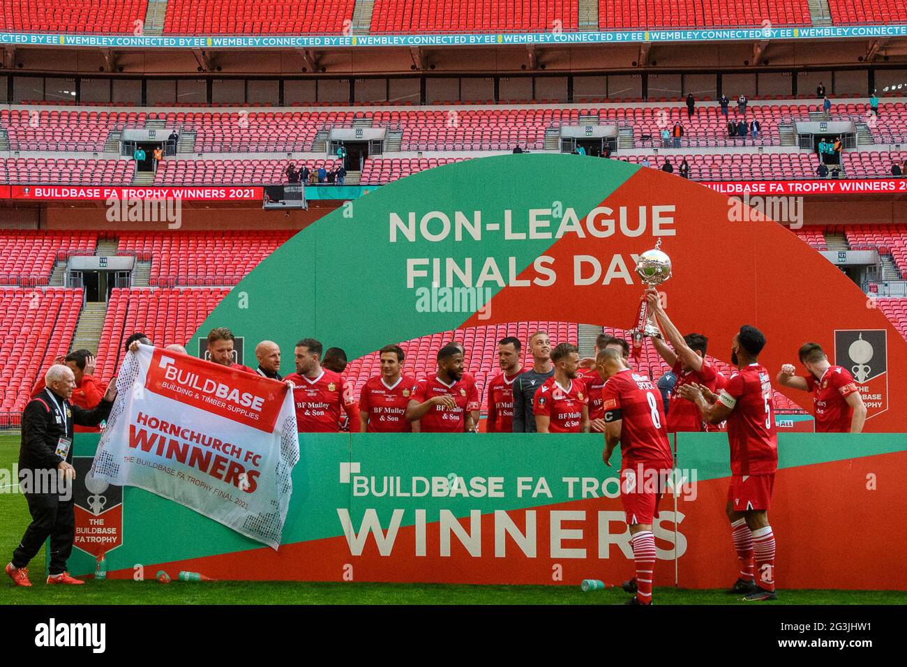 London, England 22 May 2021. The Buildbase FA Trophy Final between ...