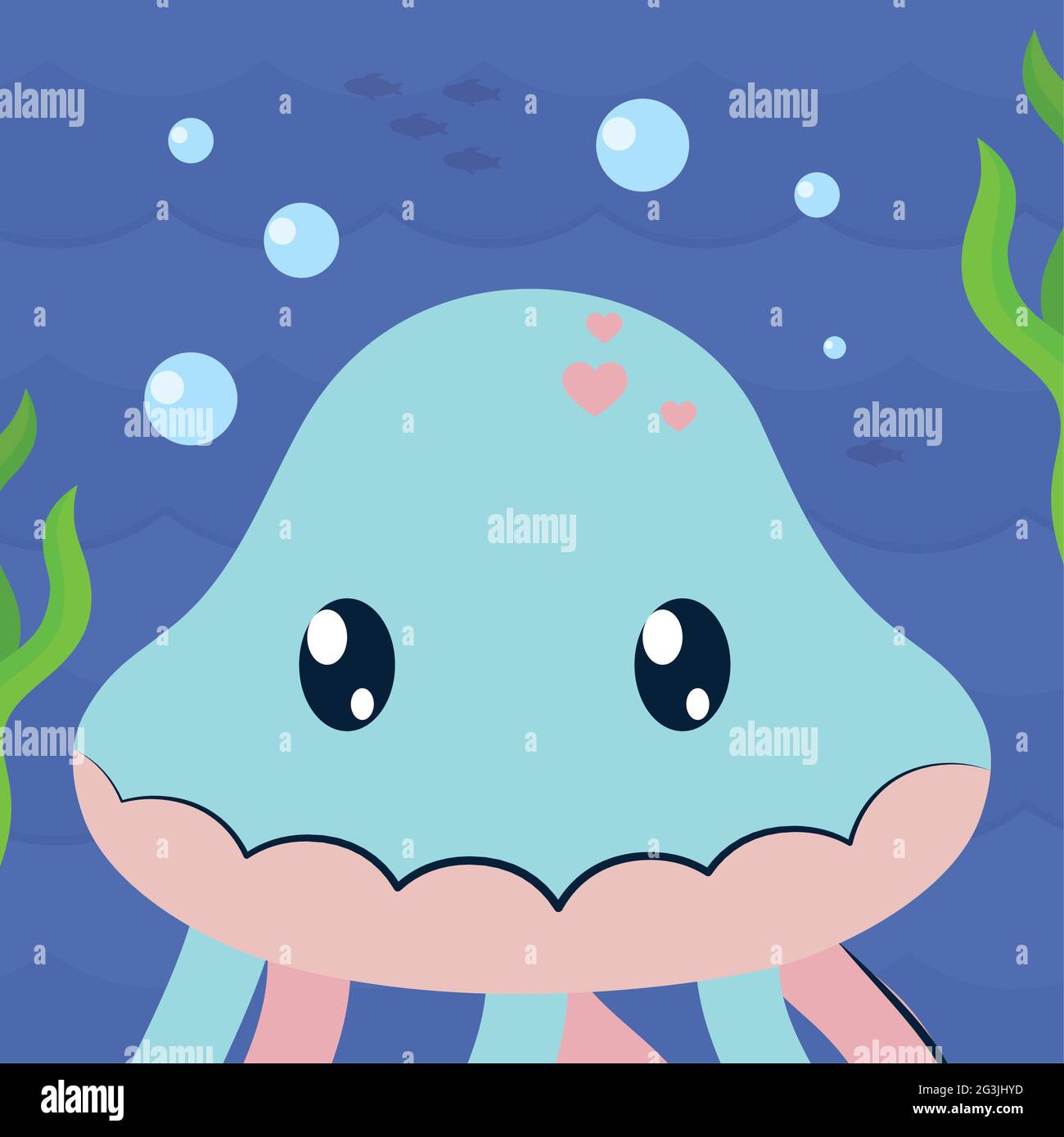 cute octopus sealife animal character Stock Vector Image & Art - Alamy