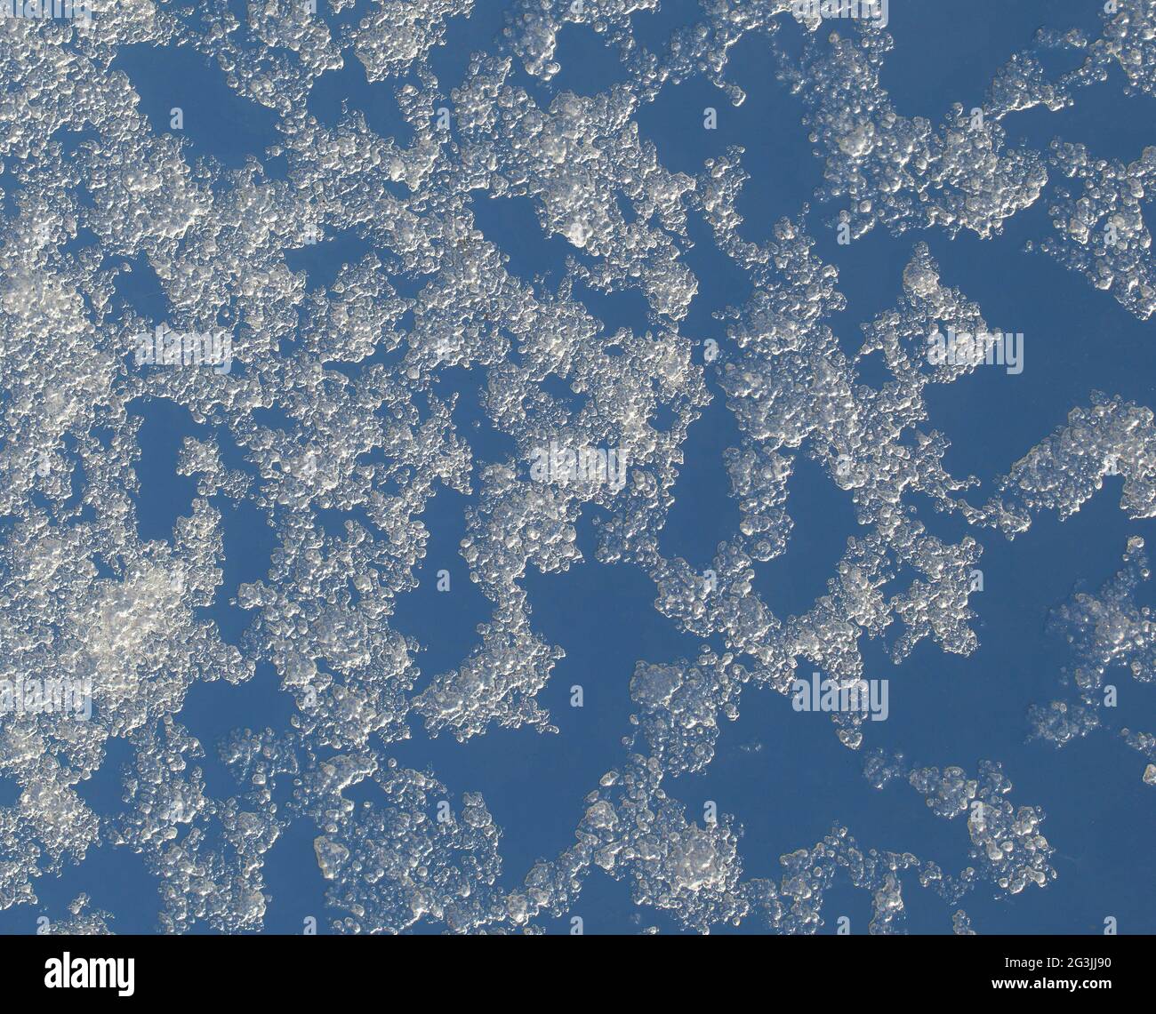 Hail on window glass Stock Photo - Alamy