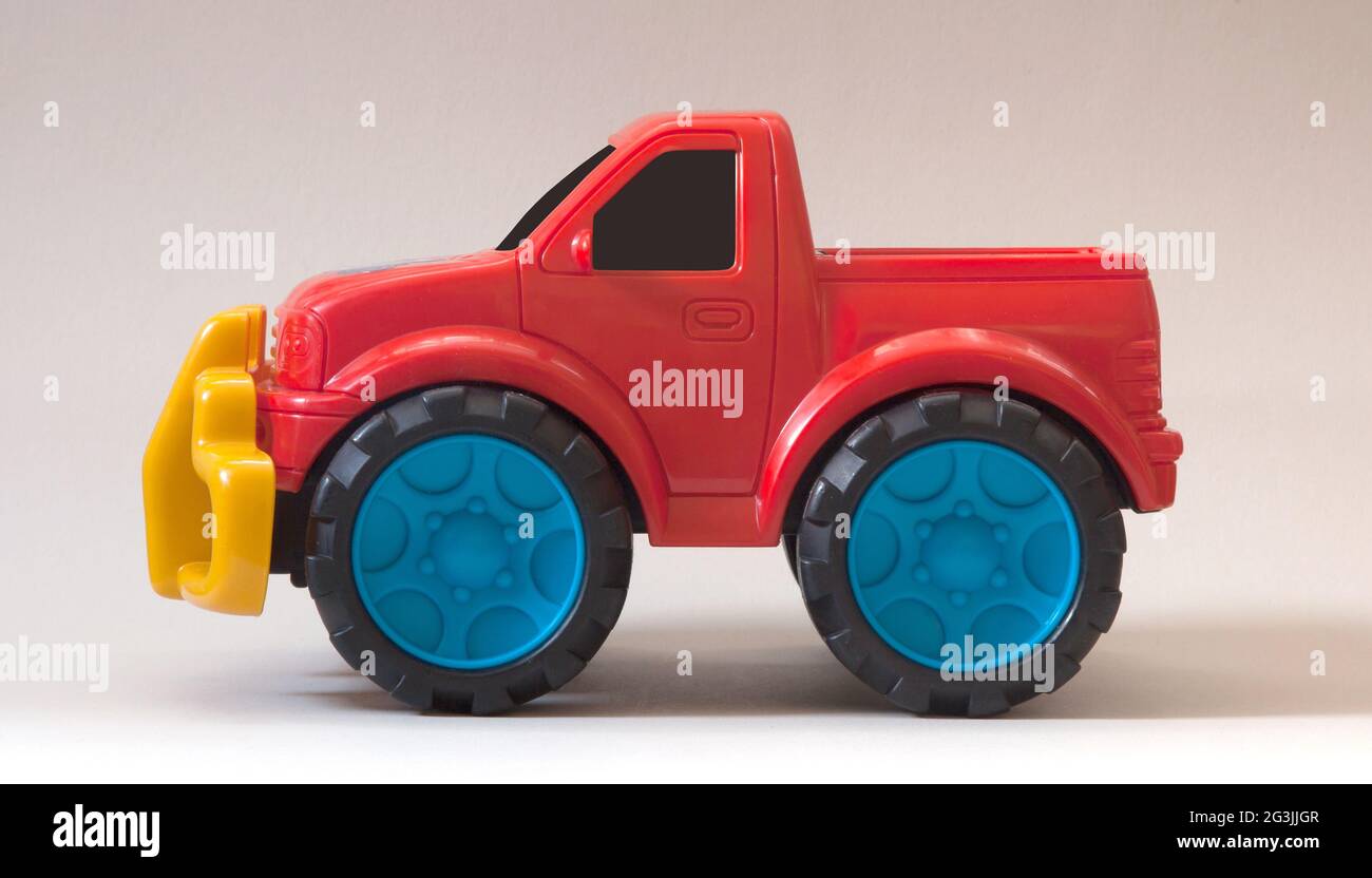 Toy car isolated on white Stock Photo - Alamy
