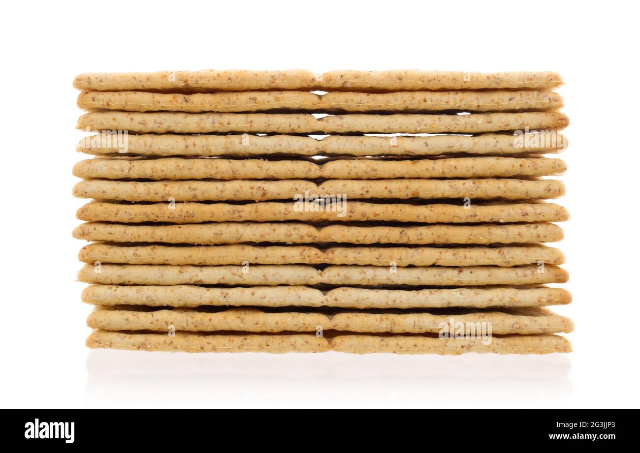 Stack of crackers Stock Photo - Alamy