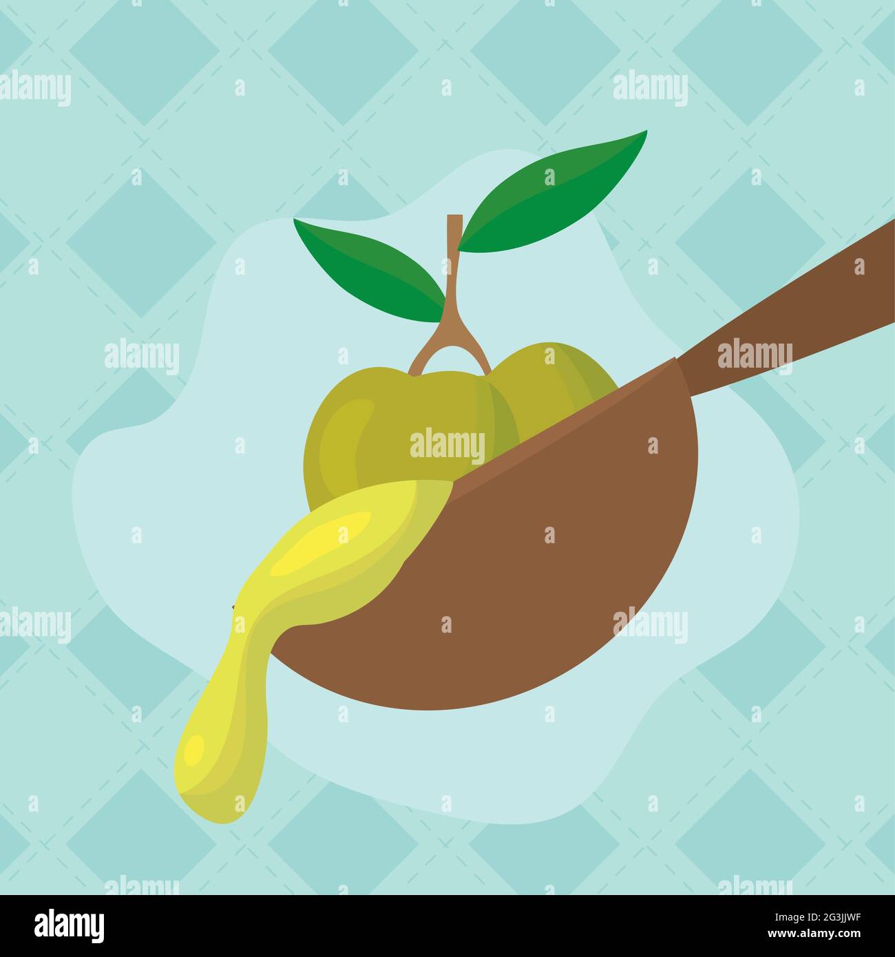 Spoon drops Stock Vector Images - Alamy