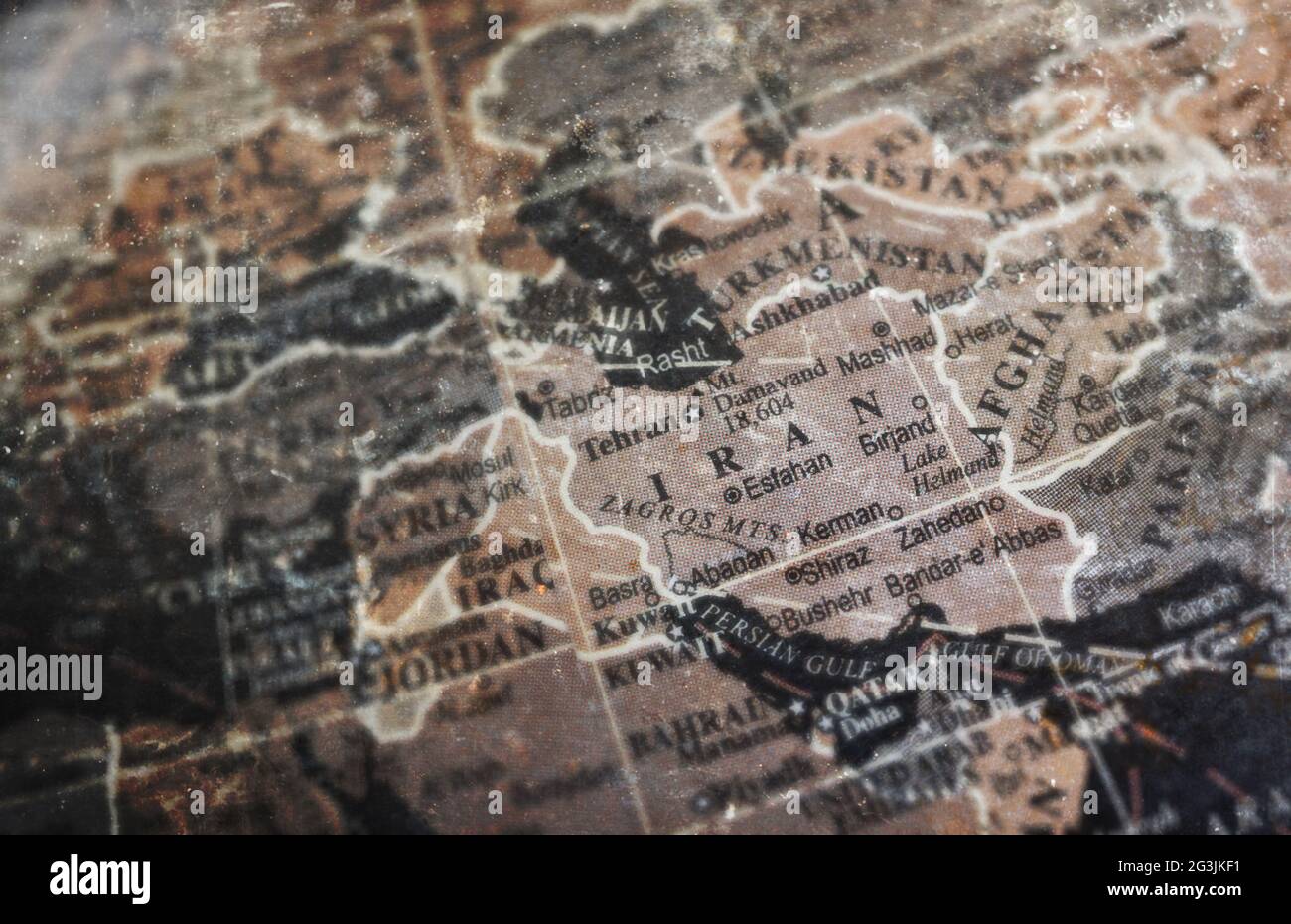 Vintage picture map south hi-res stock photography and images - Alamy