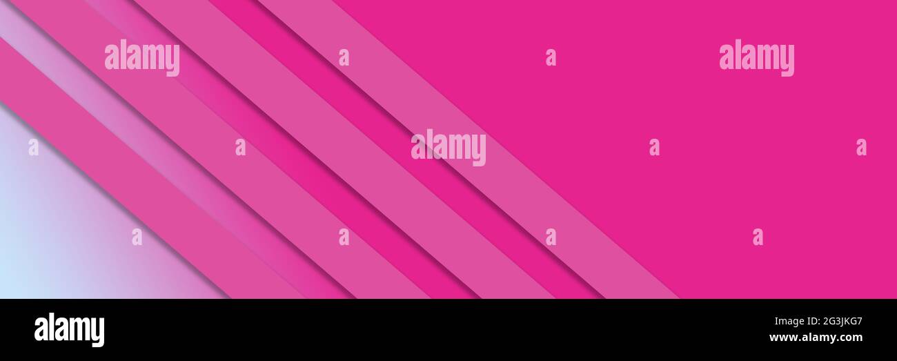 Illustration of pink diagonal lines on a dark pink and white background ...