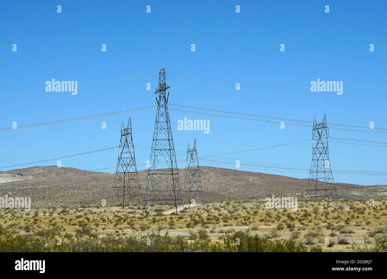 High Voltage Electrical Lines, California. Friday, June 4, 2021 Photo ...