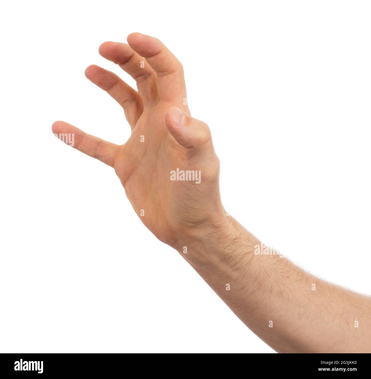 Hand stretching something Stock Photo - Alamy