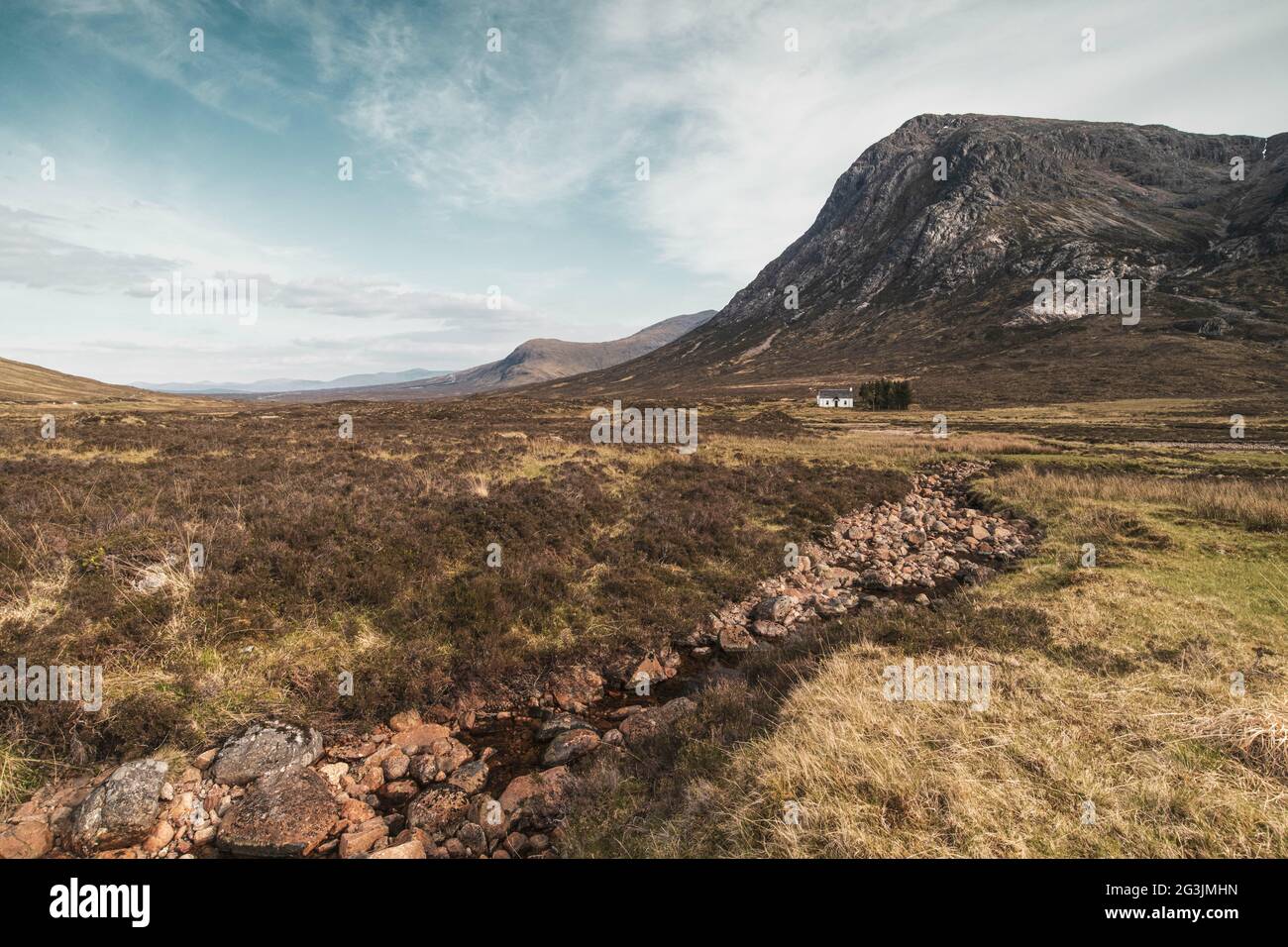 Breathtaking view of Buachaille Etive Mor mountain in Glencoe, Scottish ...