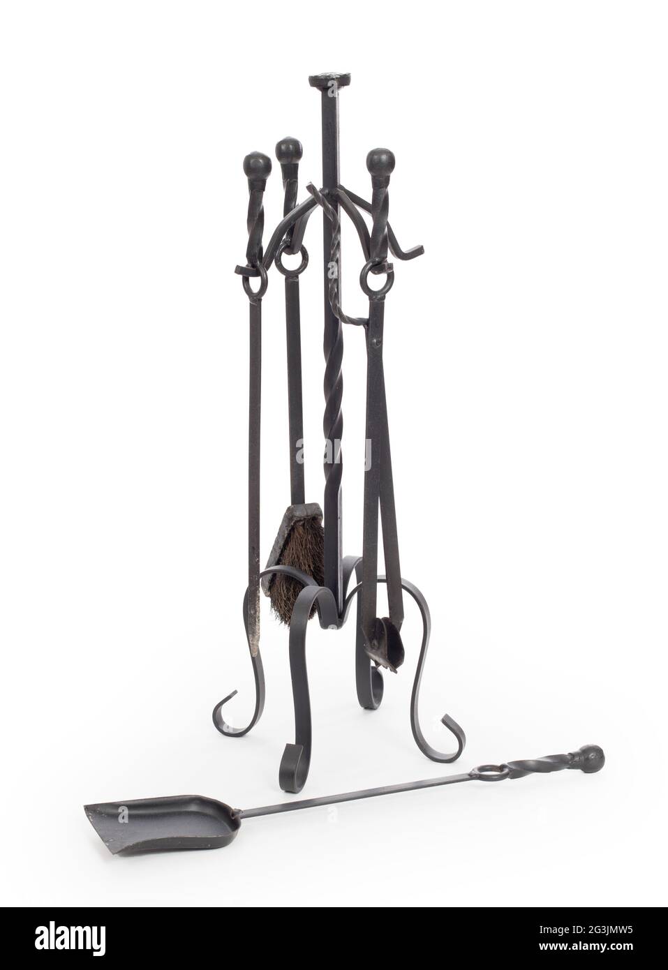 Set of fireplace accessories Stock Photo - Alamy