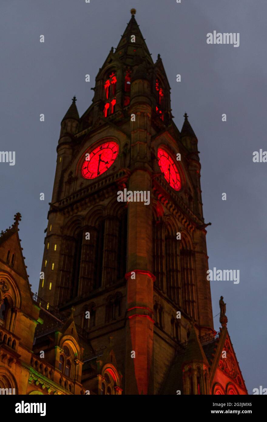 Gothic town hall Manchester Stock Photo - Alamy