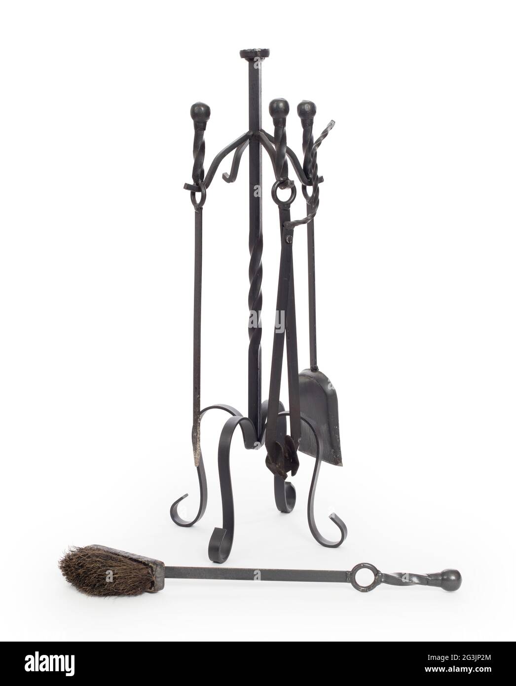 Set of fireplace accessories Stock Photo - Alamy