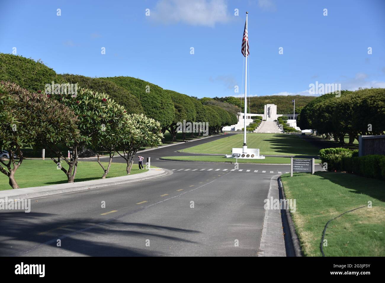 Oahu, HI. U.S.A. 6/5/2021. National Memorial Cemetery of the Pacific ...