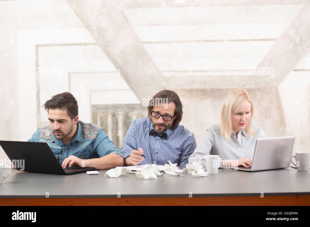 Businessman coworking people team hi-res stock photography and images ...