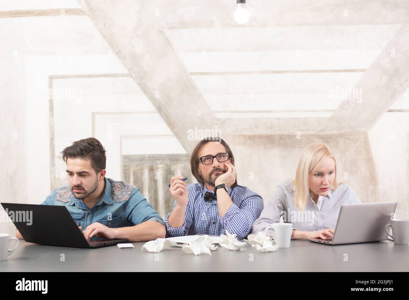 Businessman coworking people team hi-res stock photography and images ...