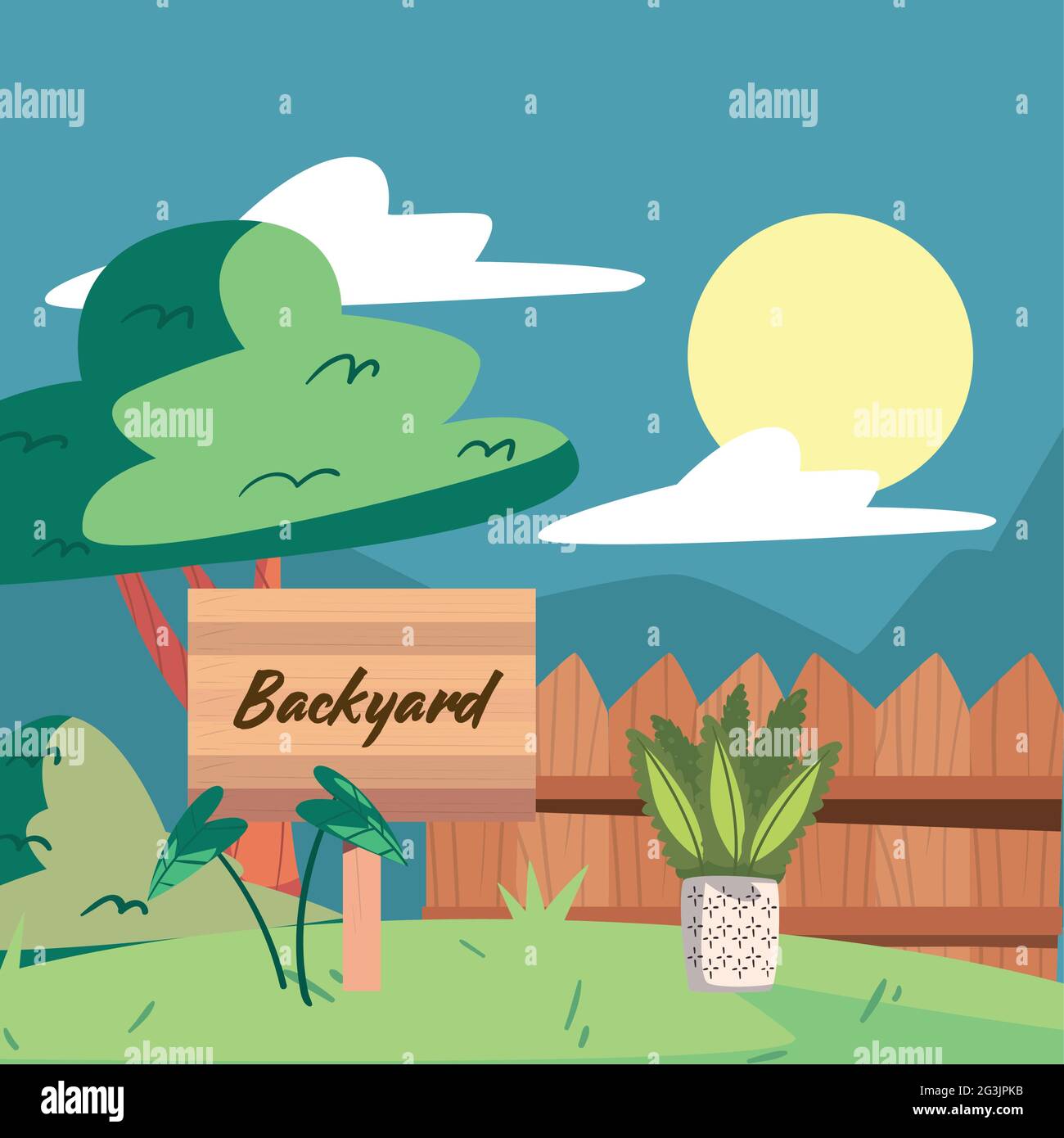 Font yard Stock Vector Images - Alamy