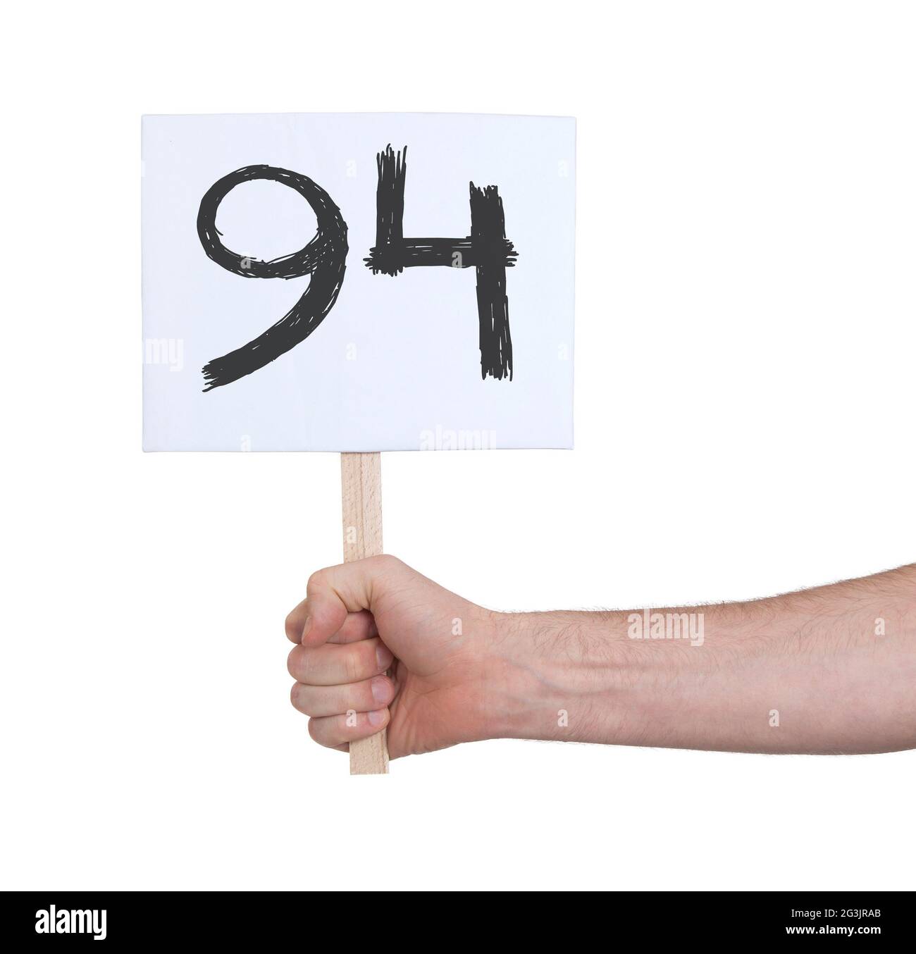 Sign with a number 94 hi-res stock photography and images - Alamy